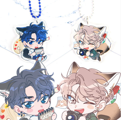 Sketch Mini Acrylic Keychain – J&J SHOP