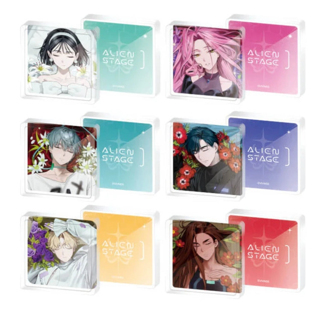 ALIEN STAGE Drowing Bloom Mini Acrylic Block (Random) – J&J SHOP